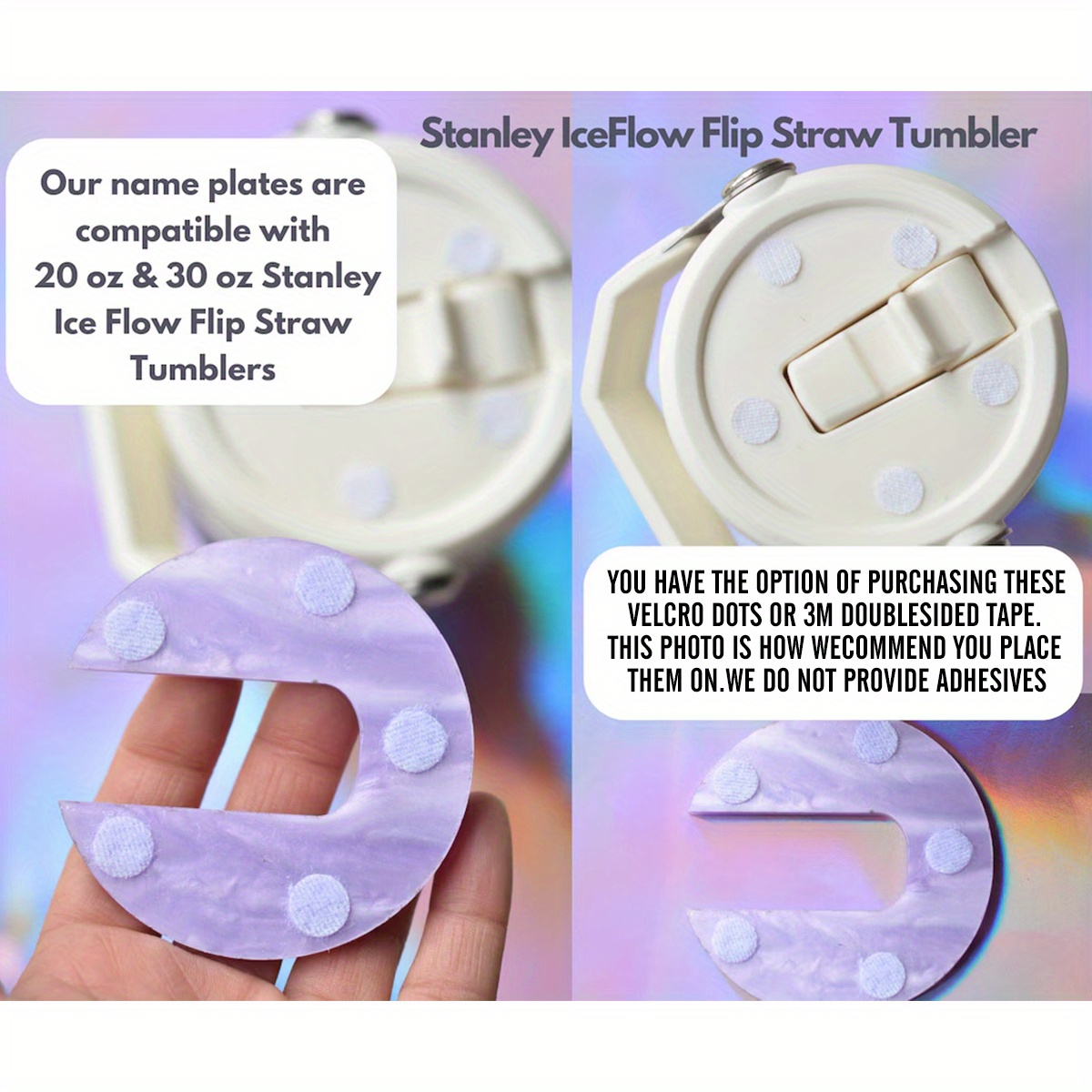 1pc, Colorful Lid Toppers Cup Accessories For Iceflow Flip Straw ...