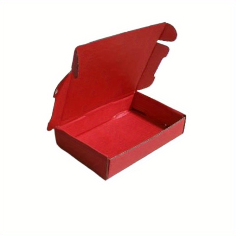 Recyclable Red Corrugated Cardboard Mailer Boxes Sturdy - Temu Ireland