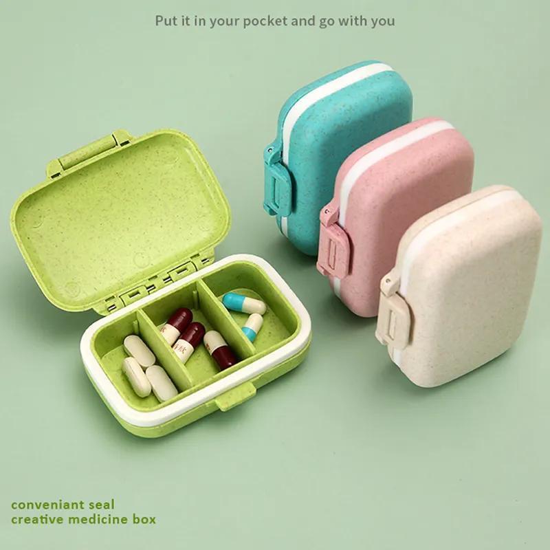 1pc Travel-ready 3-compartment Pill Case, Weekly Medication Organizer ...
