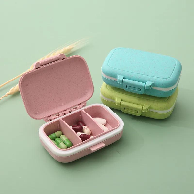 1pc Travel-ready 3-compartment Pill Case, Weekly Medication Organizer ...