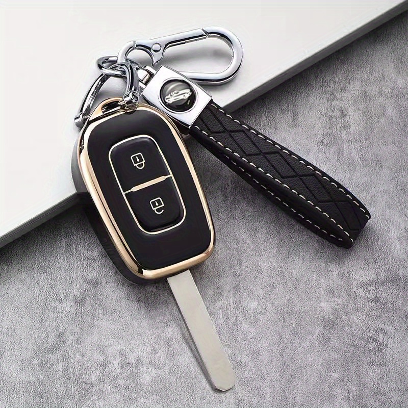 TPU Car Key Cover for for Renault Duster Clio 5 SS2 and More Protective Key Case for Car Keys
