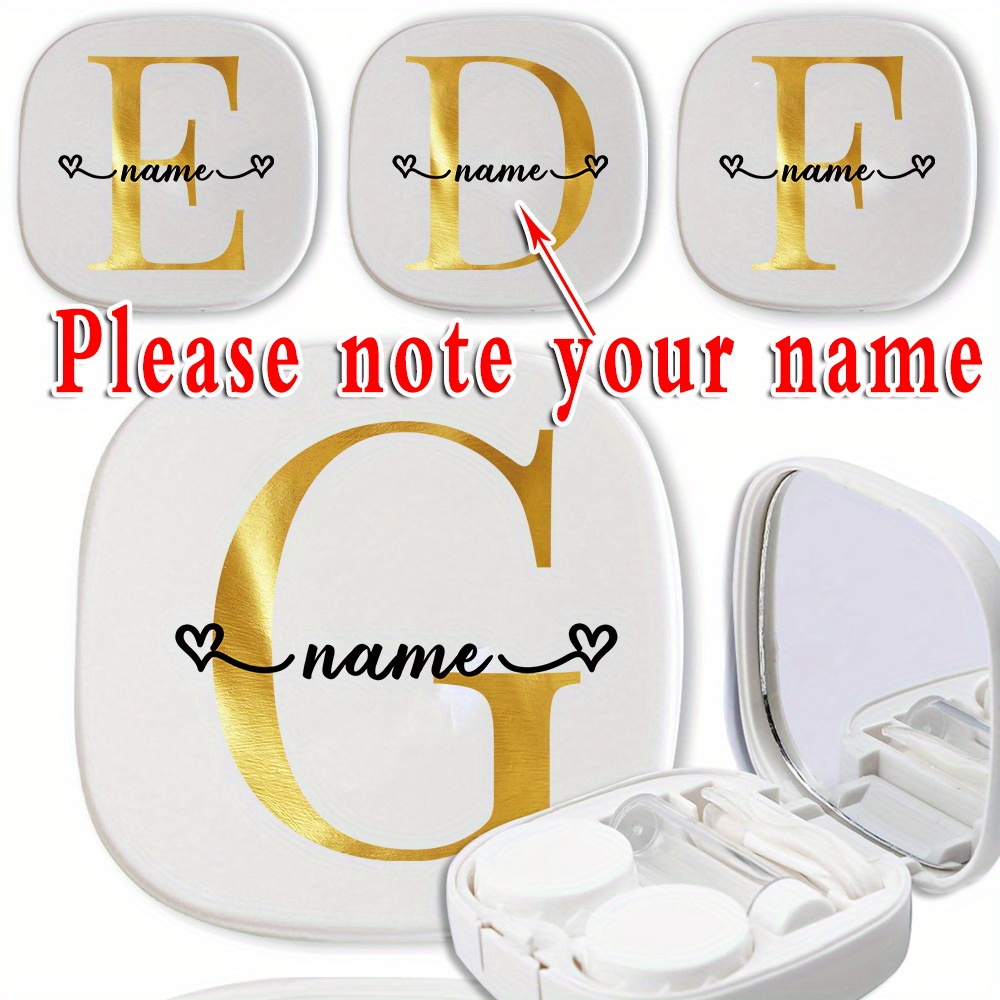 Mini Trendy Diy Name Letters Flower Pattern Square Storage - Temu Canada
