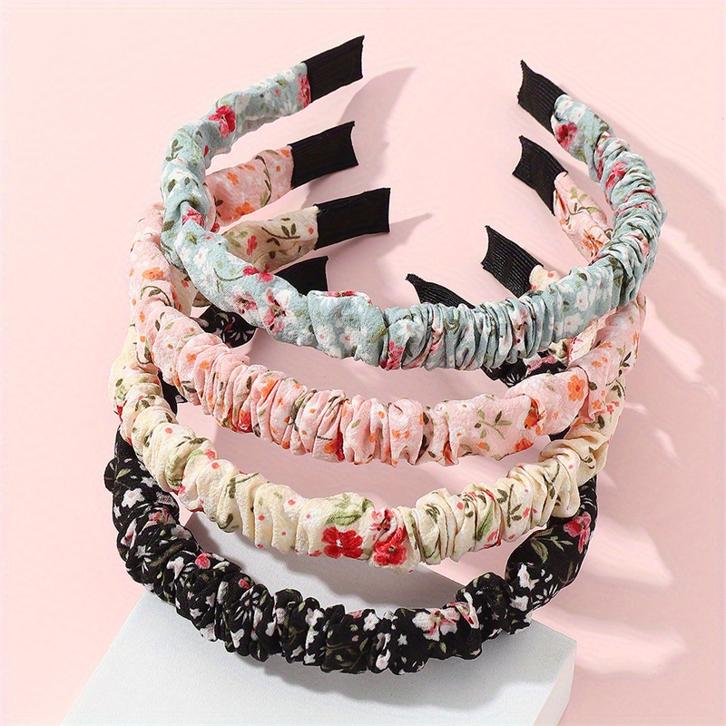floral headbands for girls sold on Temu United States