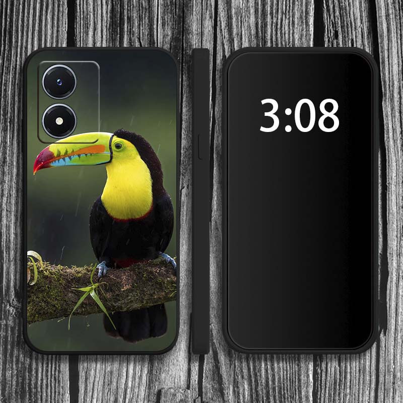 Toco Toucan Matte Soft Tpu Phone Case Vivo S9 X30 X50 Y70s - Temu ...