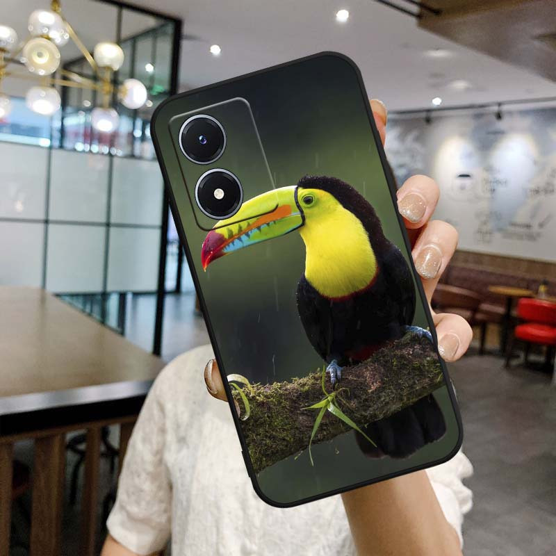 Toco Toucan Matte Soft Tpu Phone Case Vivo S9 X30 X50 Y70s - Temu ...