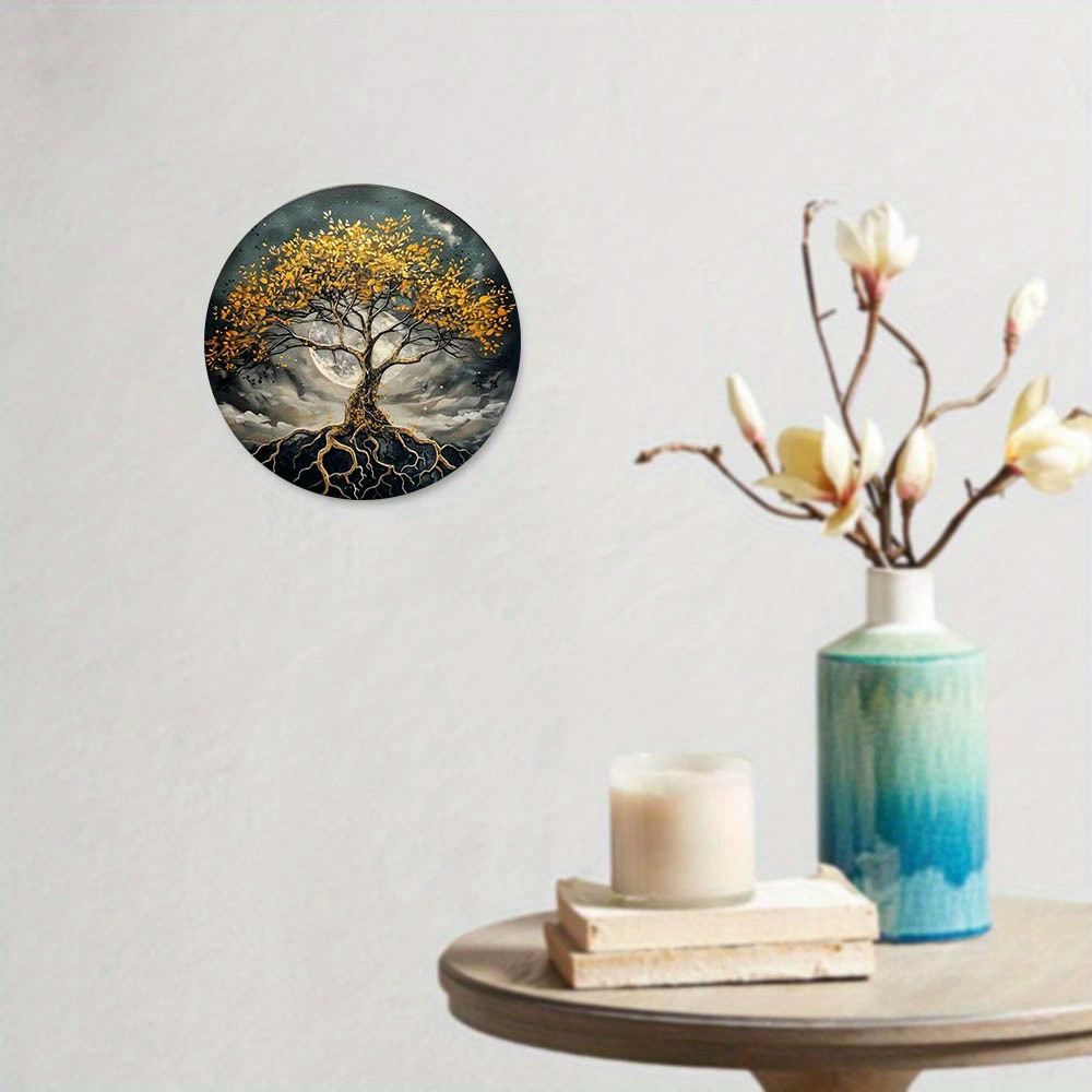 Elegant Golden Trees Figurine Classic Style Manufactured - Temu Canada