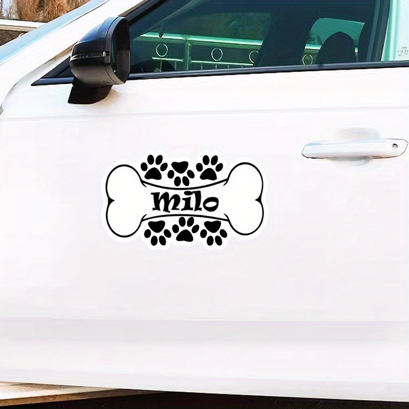 Dog Bone Car Stickers Laptop Water Bottle Car Truck Van Suv - Temu