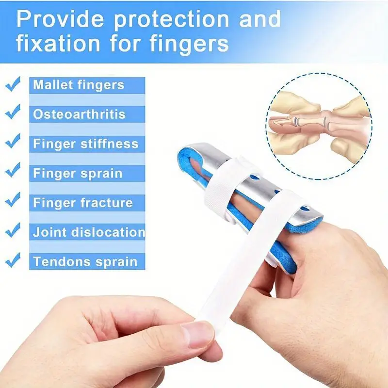 Finger Fixation Splint, Straightening Protector, Finger Joint Corrector ... Finger Fixation Splint, Straightening Protector, Finger Joint Corrector ...