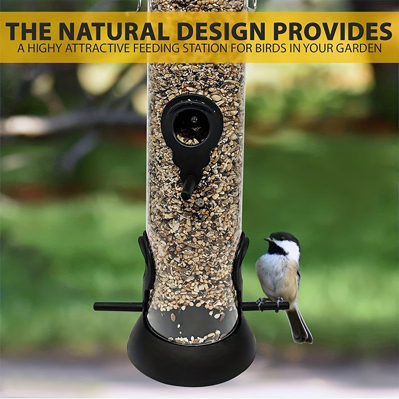 Easy clean Windproof Hanging Bird Feeder Detachable - Temu
