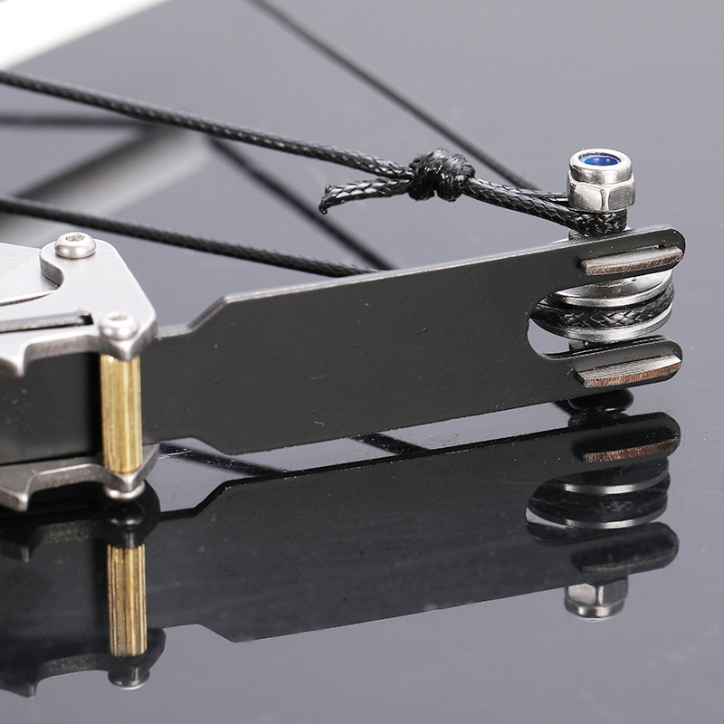 Stainless Steel Mini Compound Bow Set Micro Archery Bow Kit With Arrows ...