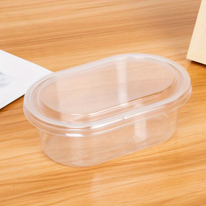 50-pack Disposable Pet Plastic Fruit & Dessert Packaging Boxes ...