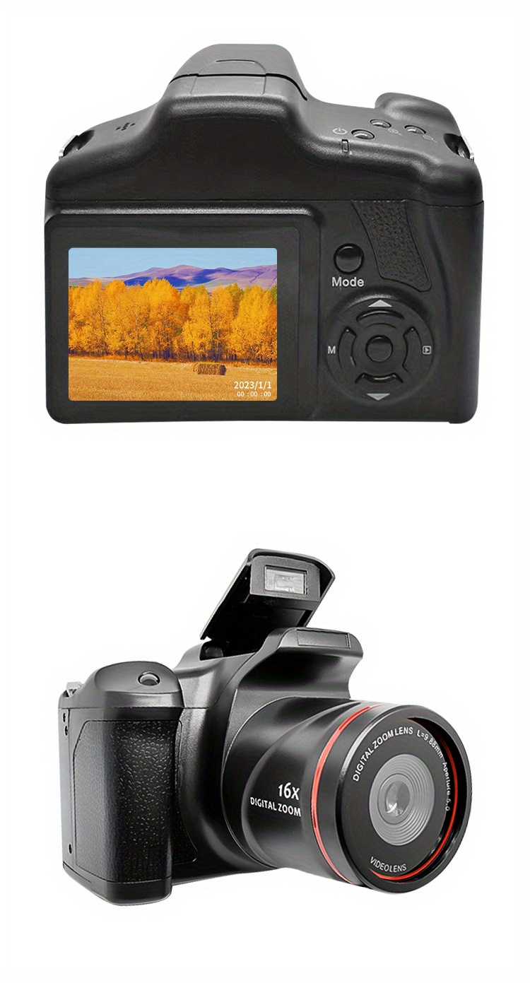High-definition Digital Camera And Camcorder With 16x Digital Zoom And A 2.4-inch Screen. Does ...
