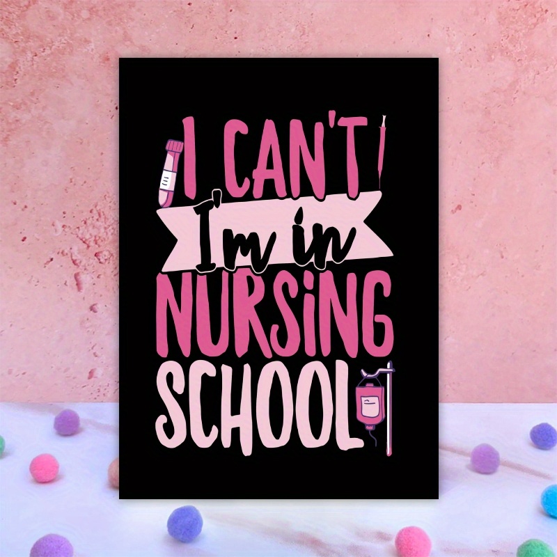 Fun Creative Nurse's Day Greeting Card Cartoon Text Pattern - Temu