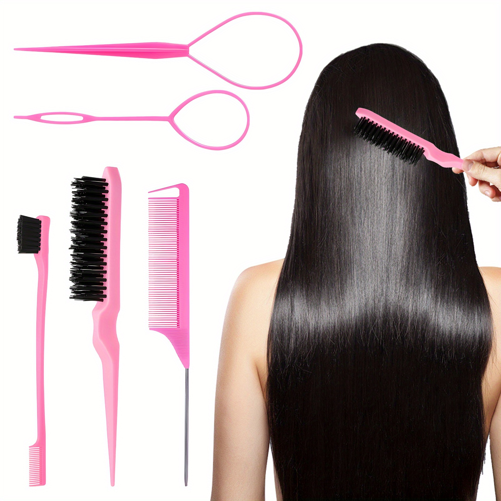 Set ng 5 piraso ng suklay at brush para sa pag aayos ng - Temu Philippines