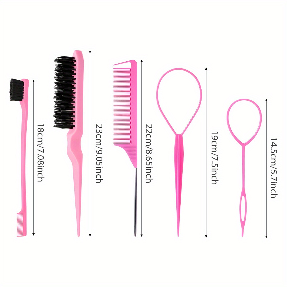 Set ng 5 piraso ng suklay at brush para sa pag aayos ng - Temu Philippines