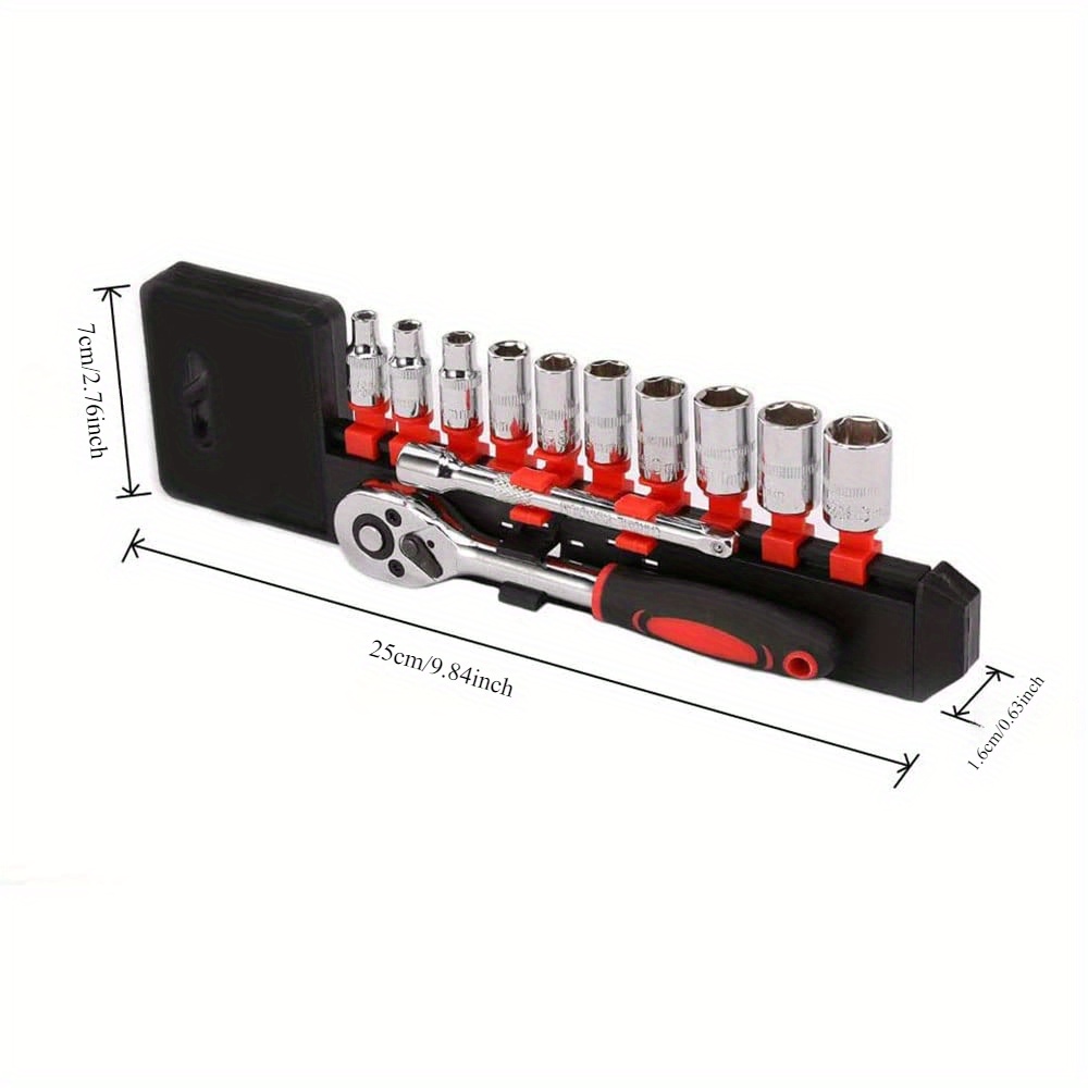 Socket Set Drive Quick Release Ratchet Wrench Extension Bar - Temu