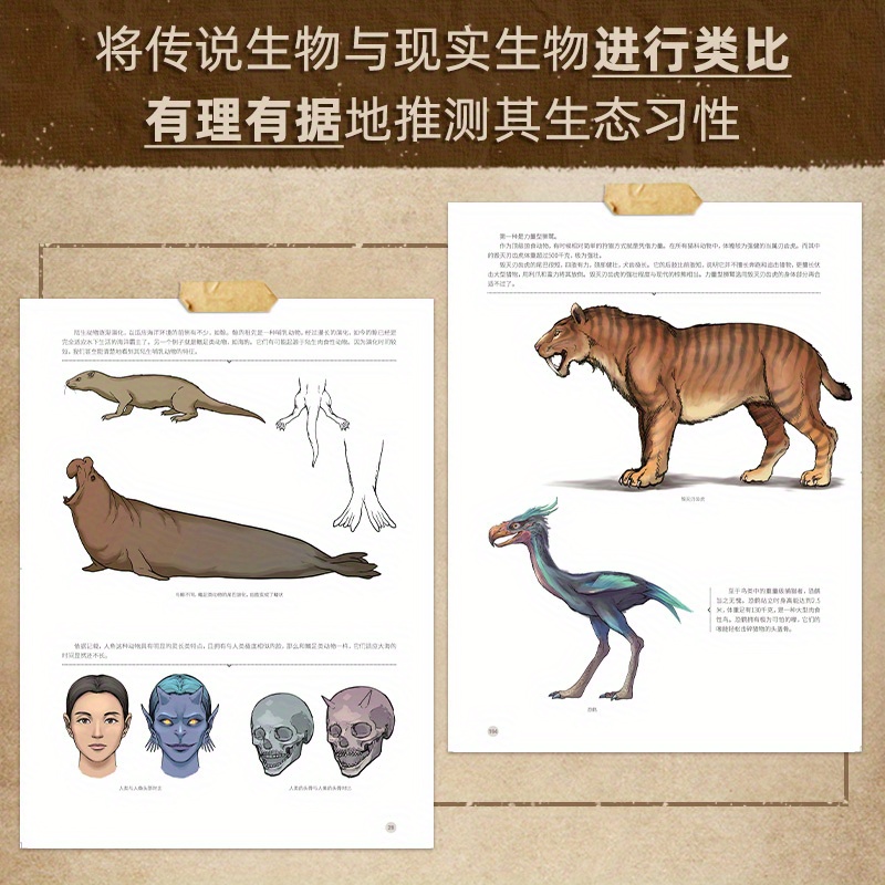 Urban Legend Creature Art Illustrated Guide Simplified - Temu