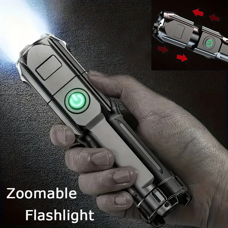 Anyice Taşınabilir Led El Feneri - USB Şarj Edilebilir ...