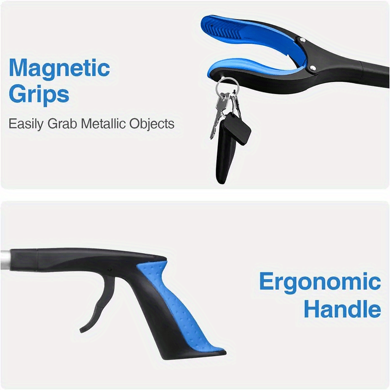 Ultra-long Retractable Grabber Tool With Magnet - Lightweight, Foldable ...