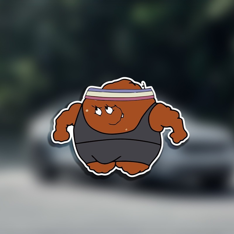 Meatwad Gym Vinyl Waterproof Sticker Decal Car Laptop Wall - Temu New ...