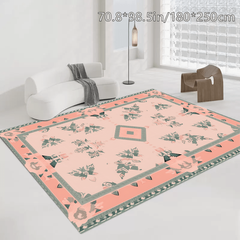Modern Abstract Pattern Carpet Area Rug Soft Carpet Machine - Temu