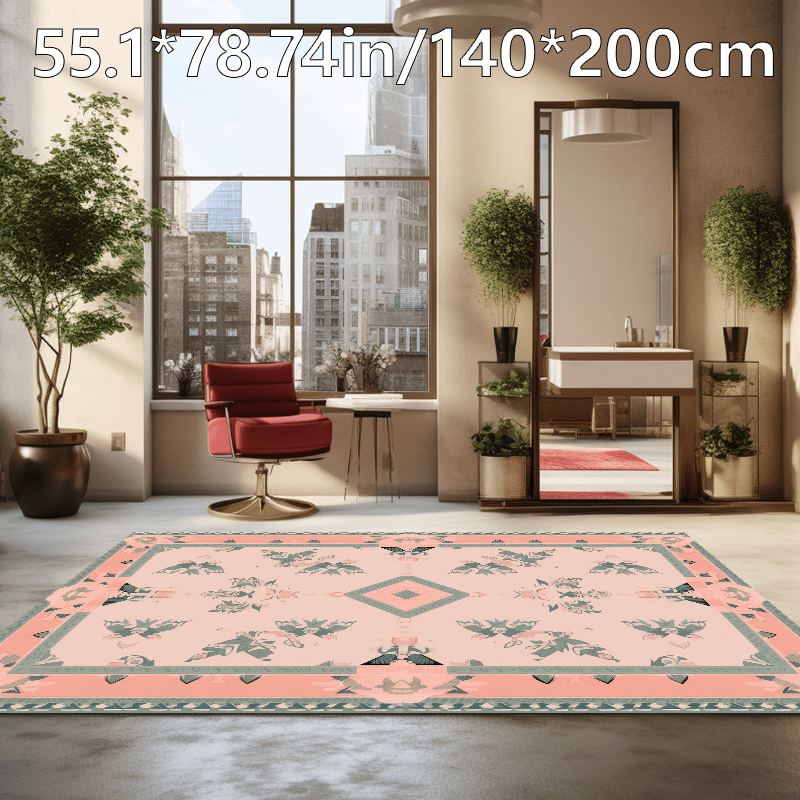 Modern Abstract Pattern Carpet Area Rug Soft Carpet Machine - Temu
