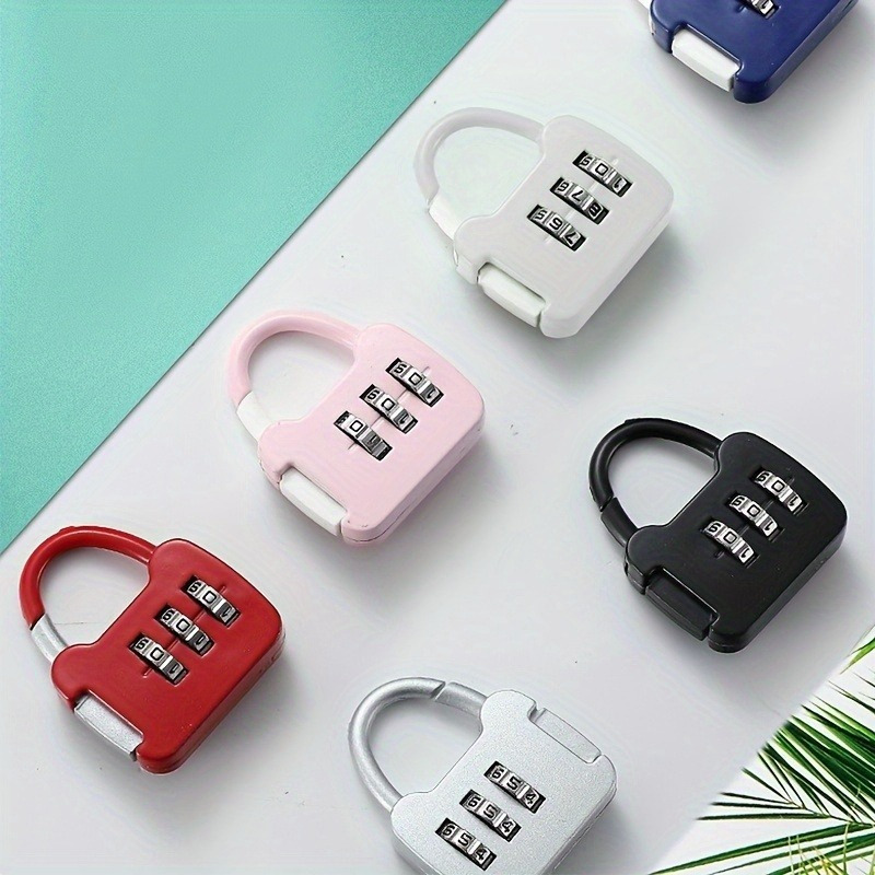 Kandado na may 3 digit na kombinasyon Ligtas na kandado para - Temu ...