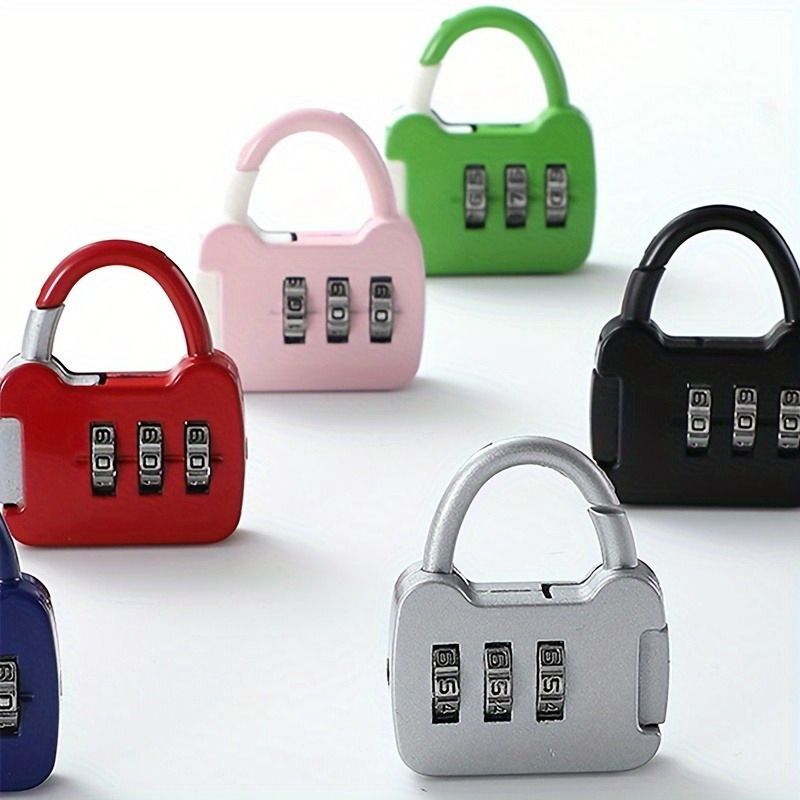 Kandado na may 3 digit na kombinasyon Ligtas na kandado para - Temu ...