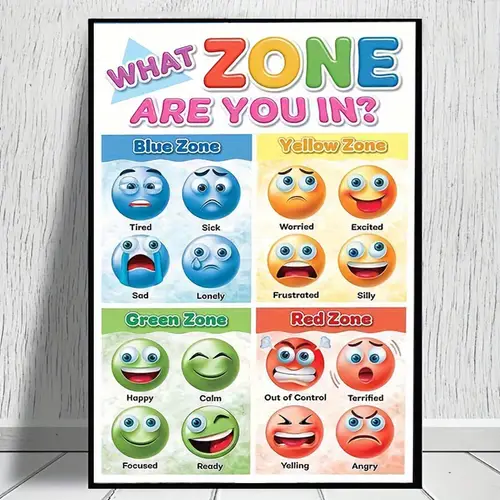 Zones Of Regulation Feelings Chart - Temu Canada Zones Of Regulation Feelings Chart - Temu Canada