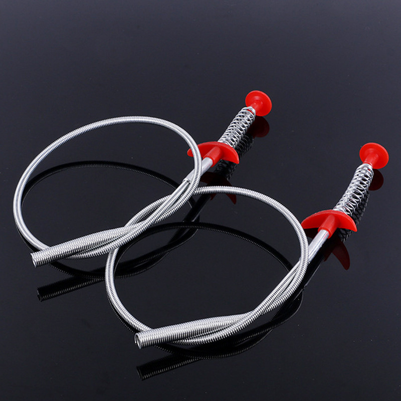 2-pack Flexible Claw Pickup Tool, Steel Drain Cleaning Equipment, Pipe ...