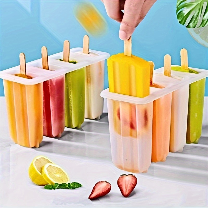 1pc Nitrosamine-free Plastic Ice Pop Molds, Reusable Popsicle Maker ...