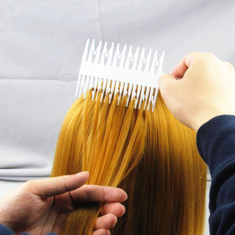 professional hair styling comb wide tooth zone highlighting Temu United Kingdom