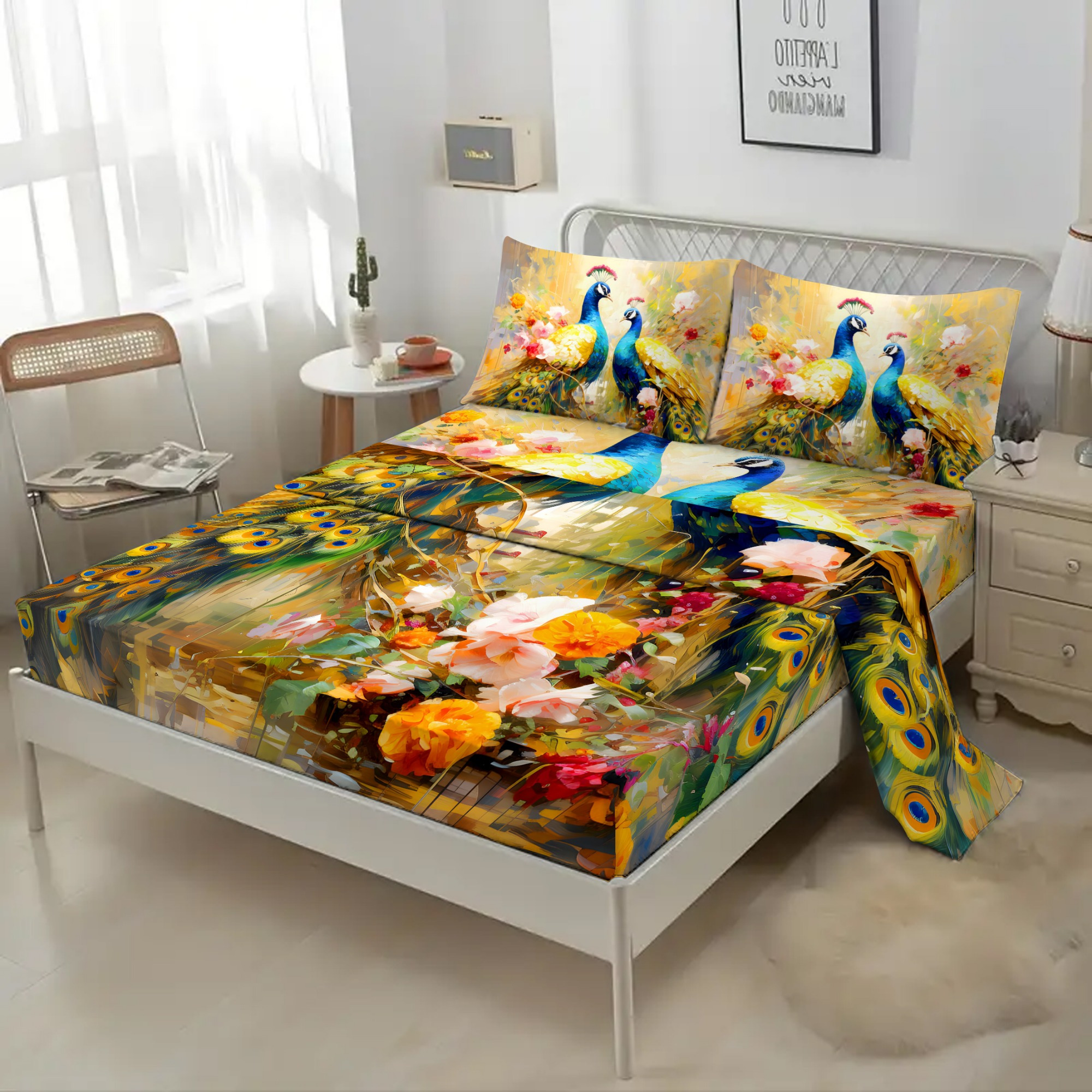 Luxury 3d Animal Print Bedding Set Comfortable Breathable - Temu
