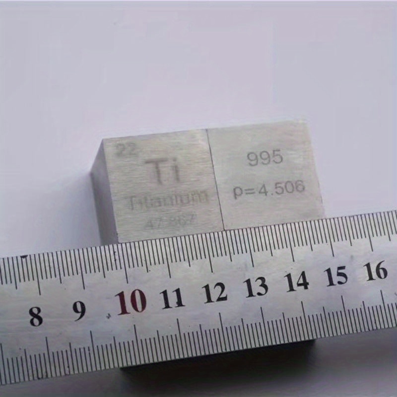 Pure Titanium Metal Cube High Purity Ti Periodic Table - Temu