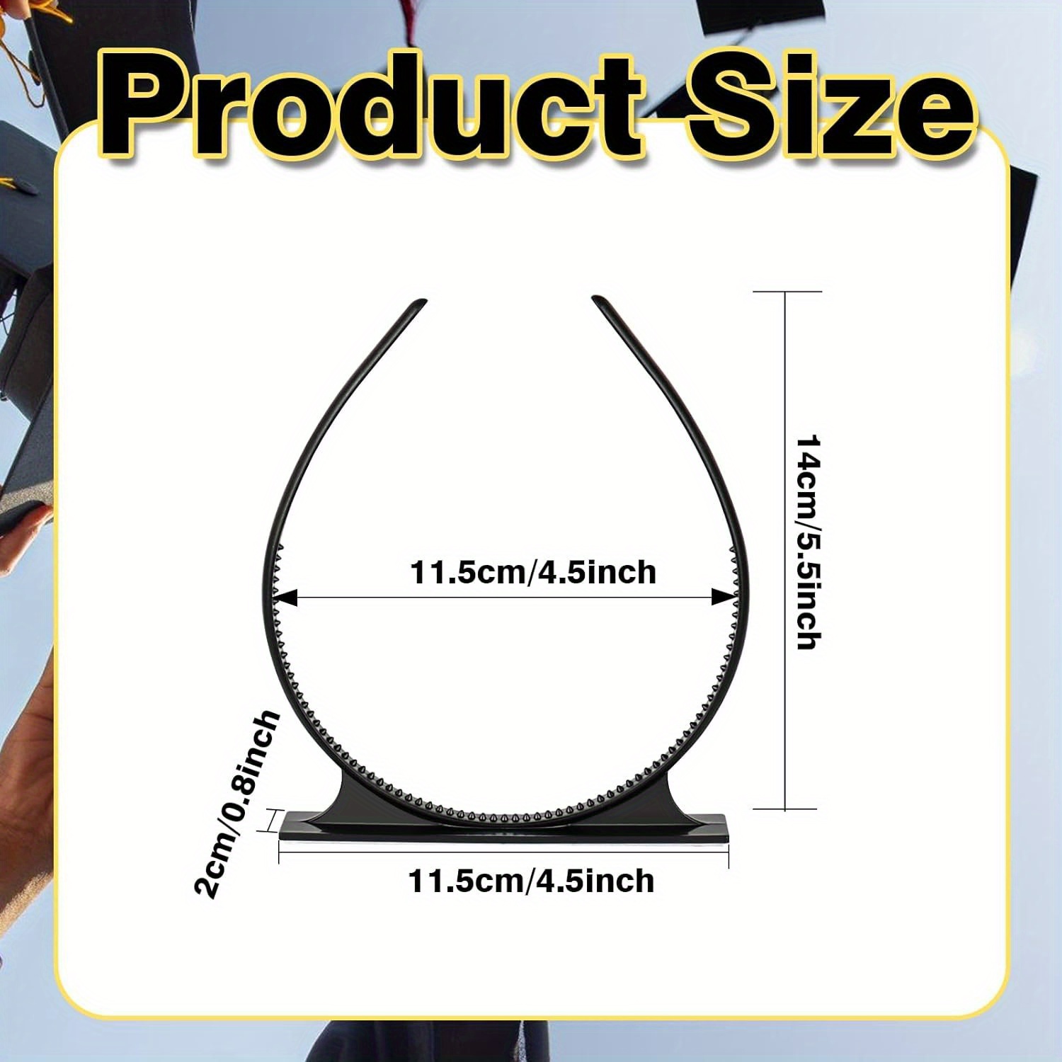 Graduation Cap Headband Insert Plastic Wall Mount Grad Cap - Temu