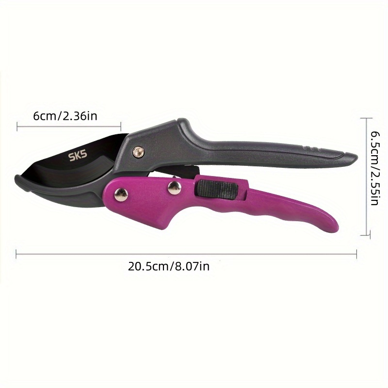Steel Pruning Shears - Professional Gardening Pruners For Thick ...