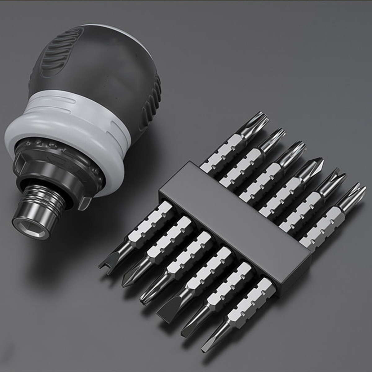 Ratchet Screwdriver Set With Telescopic Handle - Dual-direction ...