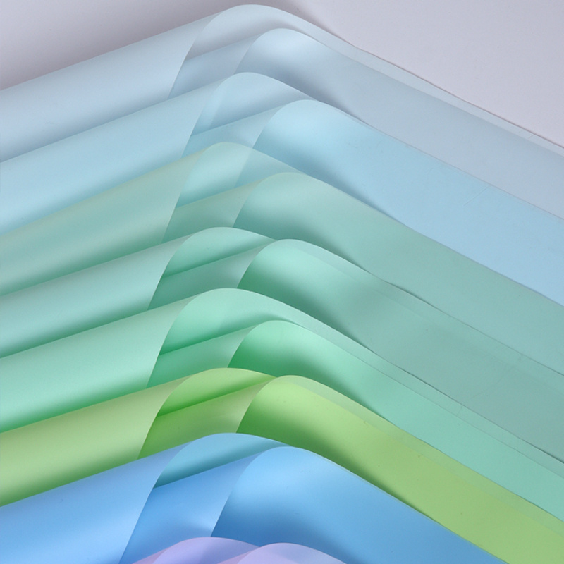 Translucent Korean Plain Paper Bouquet Wrapping Paper Black - Temu