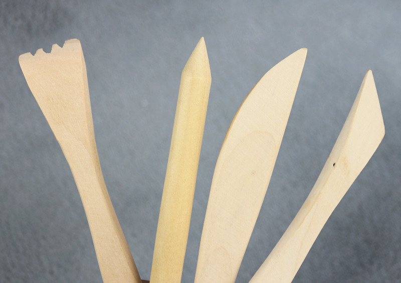 Art Supplies Clay Sculpture Wood Pottery Knife Polymer Clay - Temu