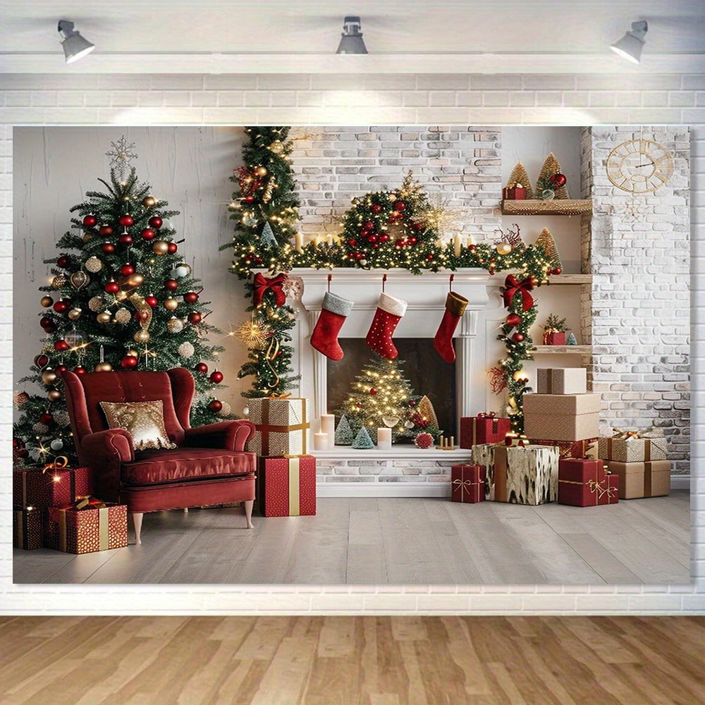 christmas backdrop sold on Temu Philippines