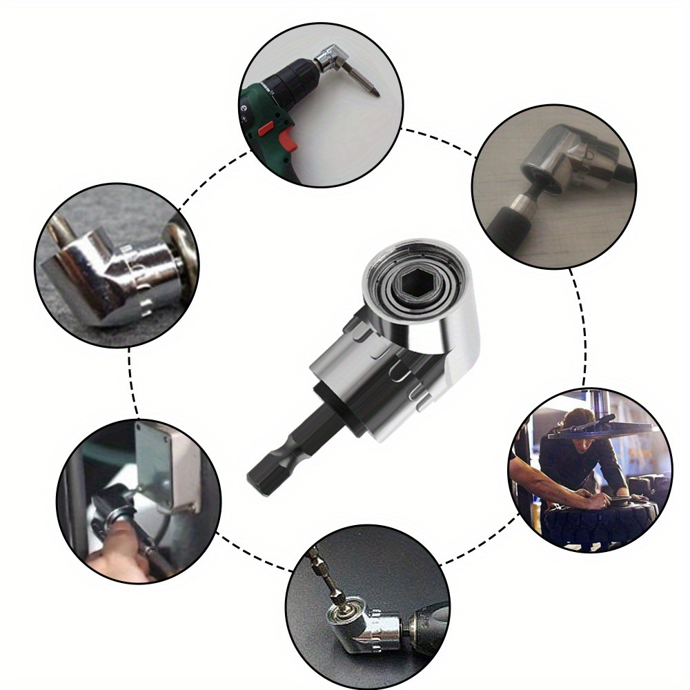105 Degree Angle Nozzle Bits Electric Screwdriver Adapter - Temu