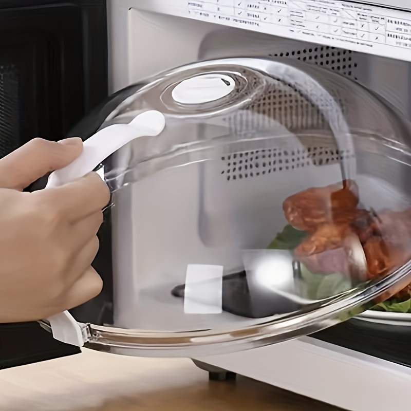 1pc Microwave Safe Splatter Guard With Steam Vent – Durable, Reusable ...