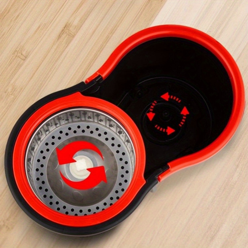"effortless Cleaning" Versatile Spin Mop And Bucket Set With 2/4 ...