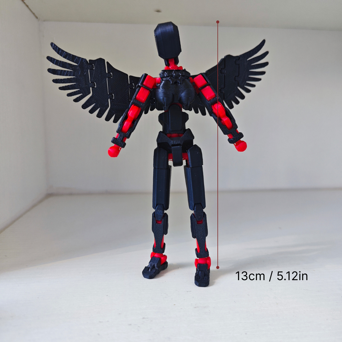 Fully Articulated Angel Soldier Manikin Action Figure Toy With Wings ...
