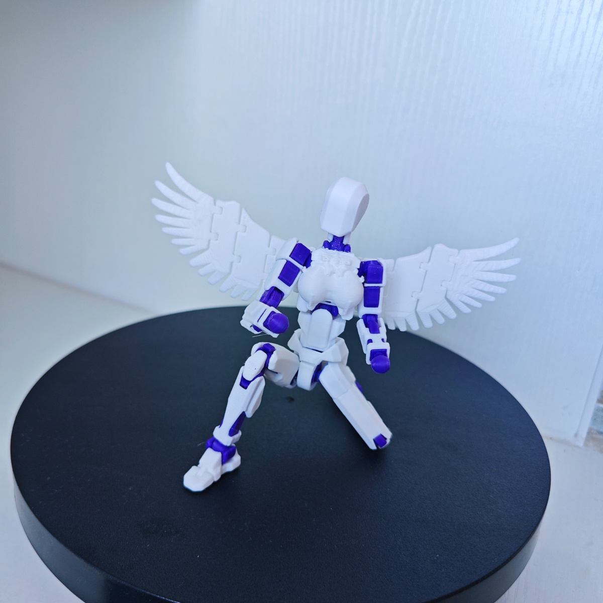 Fully Articulated Angel Soldier Manikin Action Figure Toy With Wings ...