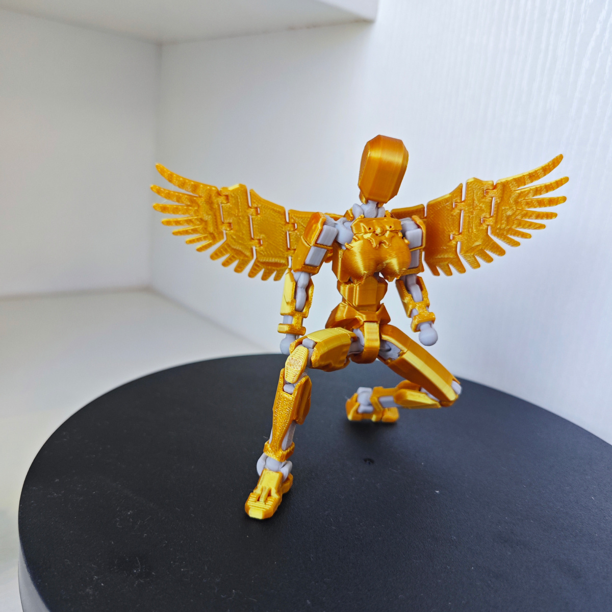 Fully Articulated Angel Soldier Manikin Action Figure Toy With Wings ...