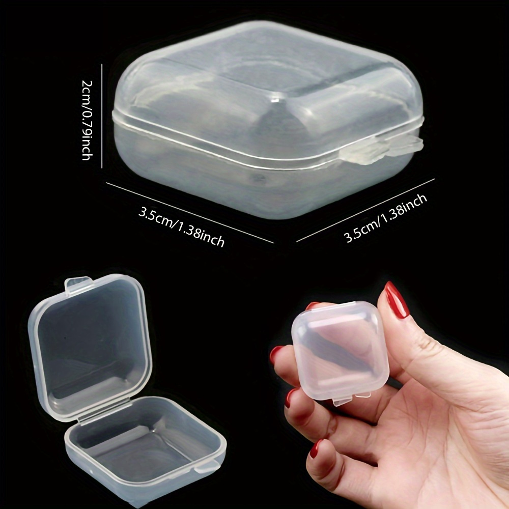 "compact & Secure" 30-pack Mini Clear Plastic Storage Containers With ...