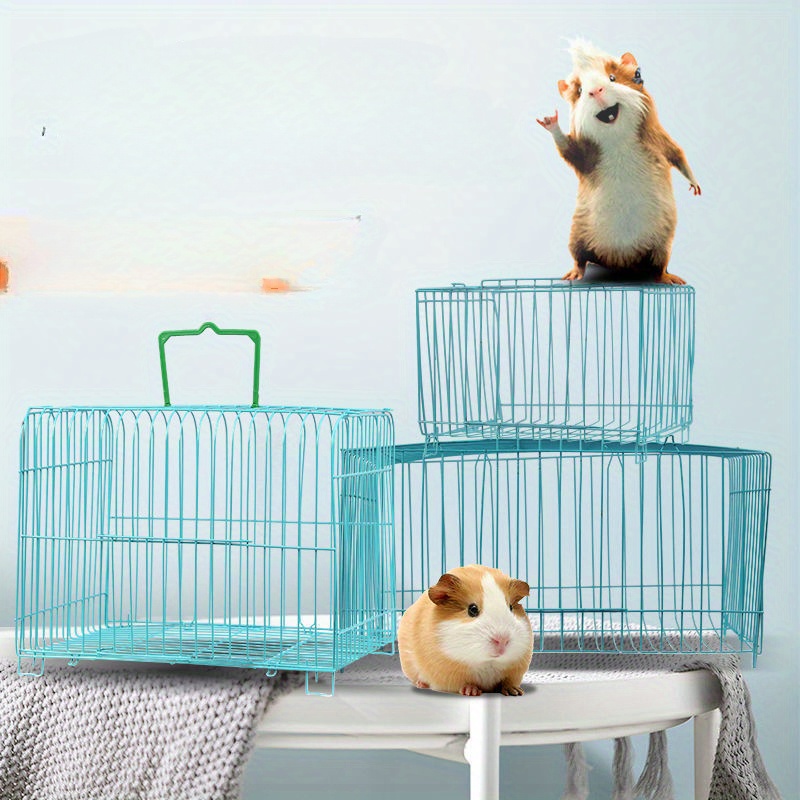 Small Animal Metal Cage Rabbits Guinea Squirrels Bird - Temu