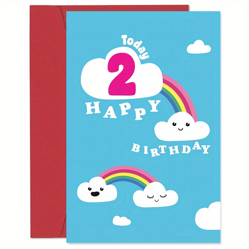 Happy Birthday Greeting Card Ages Premium Paper Material - Temu