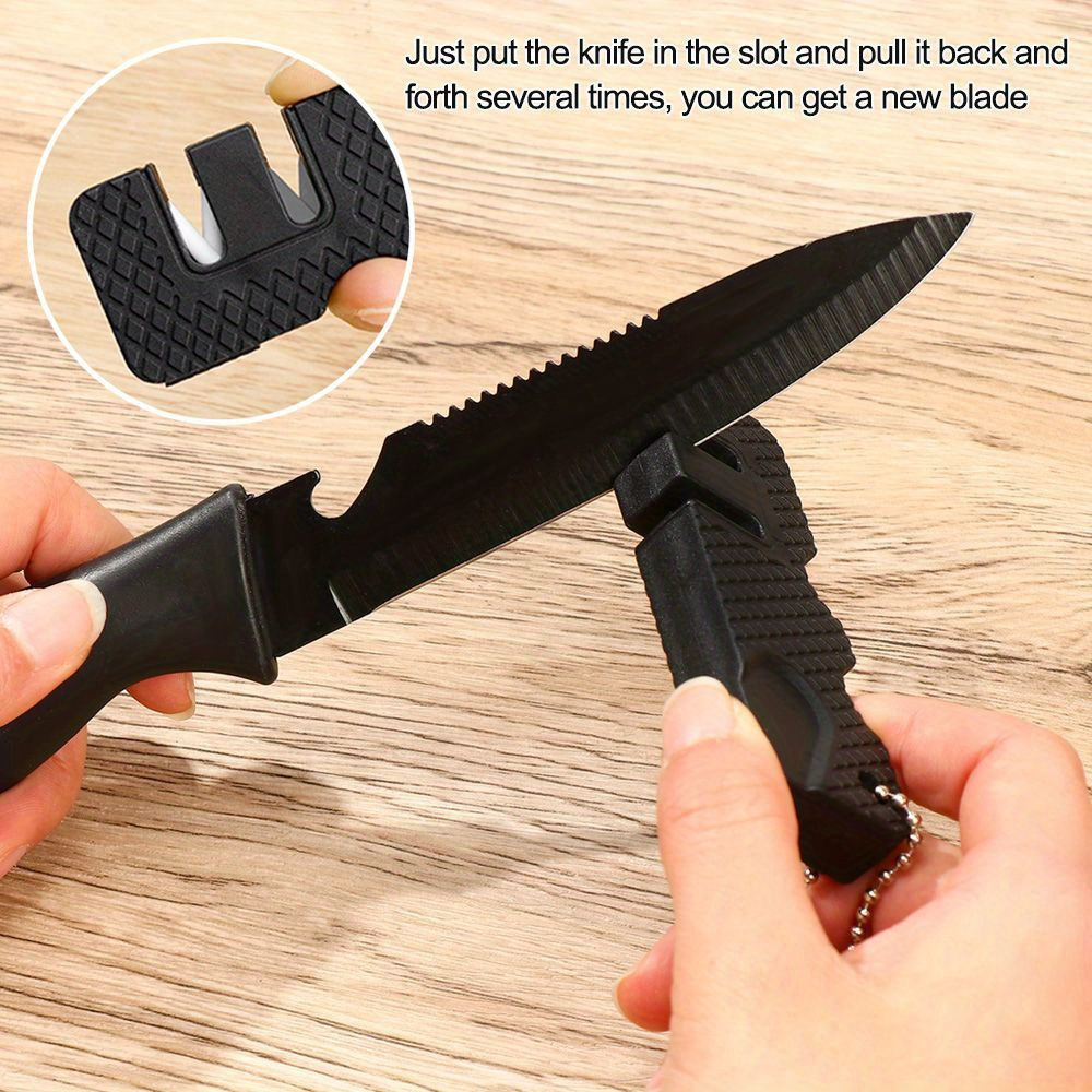 Portable Knife Sharpener – Manual Multi functional Sharpener - Temu
